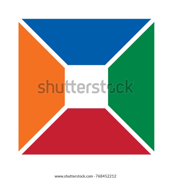 Four Part Square Diagram Stock Vector (Royalty Free) 768452212 ...