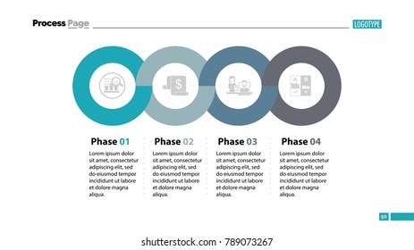 Sequence Five Phases Slide Template: Stock-Vektorgrafik (Lizenzfrei ...