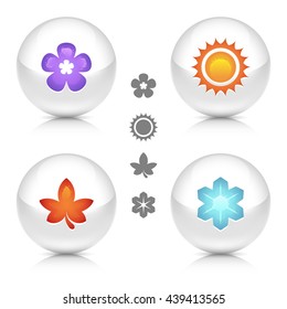 1,958 Round vector four seasons Stock Vectors, Images & Vector Art | Shutterstock