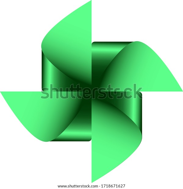 Four Sided Geometric Polygon Transformation Symbolic Stock Vector ...