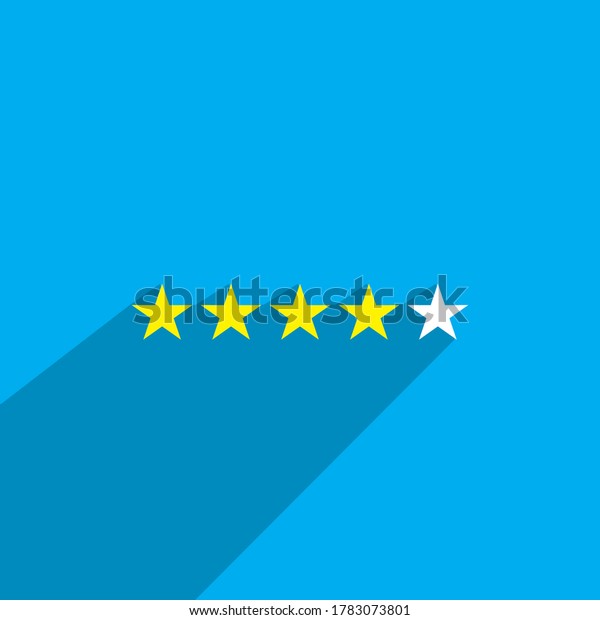 Four Star Icon Vector Sports Icon Stock Vector (Royalty Free ...