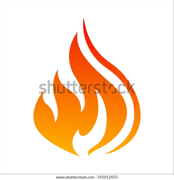 Four Tongues Fire Fire Icon Design 스톡 벡터(로열티 프리) 592012055 | Shutterstock