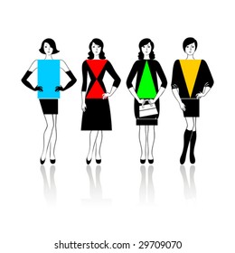 Four Types Female Figure Stock Vector (Royalty Free) 29709070 ...