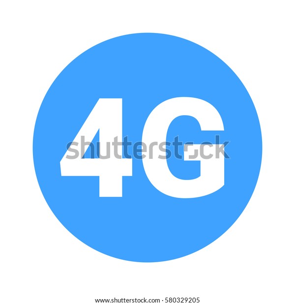 Fourth Mobile Generation 4g Icon Stock Vector (Royalty Free) 580329205 ...