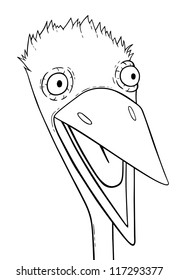 Fowl Head Cartoon Illustration Stock Vector (Royalty Free) 117293377 ...