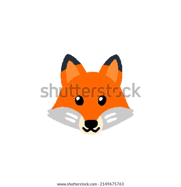 Fox Design Pixel Art Form Pixel: เวกเตอร์สต็อก (ปลอดค่าลิขสิทธิ์ ...
