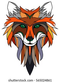 Fox Doodle Graphic Stock Vector (Royalty Free) 565024861 | Shutterstock