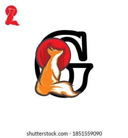 Fox Letter G Combo Vector Illustrations Stock Vector (Royalty Free ...