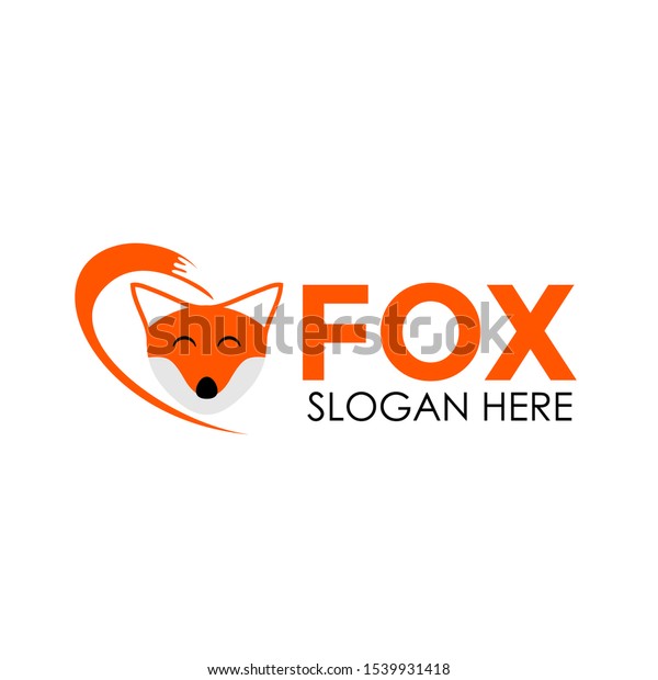 Fox Logo Icon Fox Logo Template Stock Vector (Royalty Free) 1539931418 ...