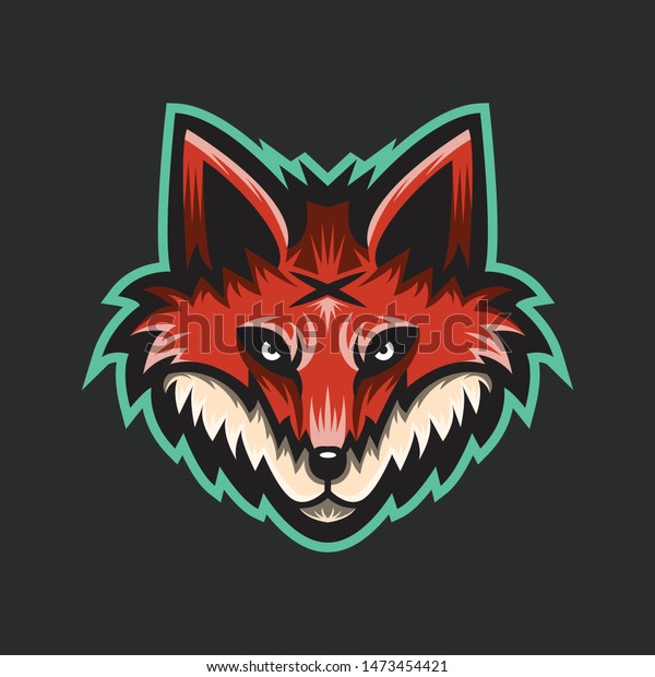 Fox Mascot Logo Concept Vector Illustration Stock Vector (Royalty Free ...