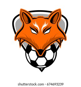 Fox Soccer Logo Killer Stock Vector (Royalty Free) 674693239 | Shutterstock
