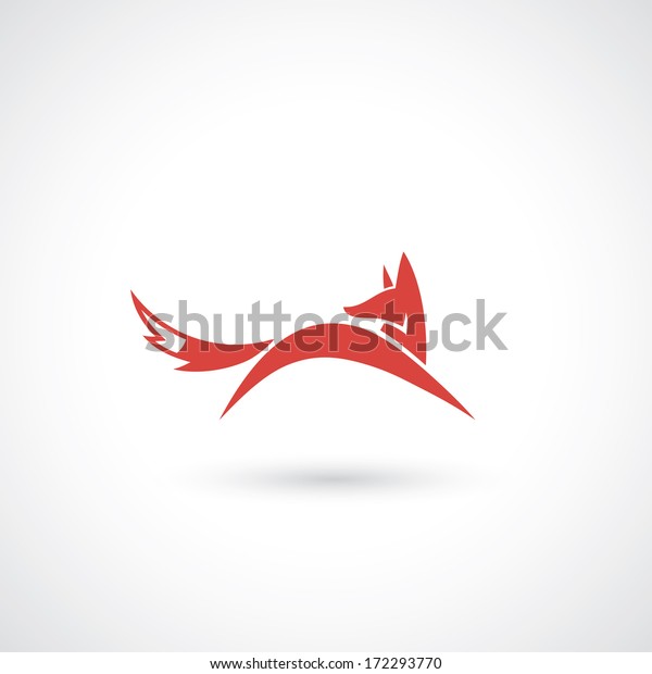 Símbolo Fox - ilustración vectorial: vector de stock (libre de regalías ...