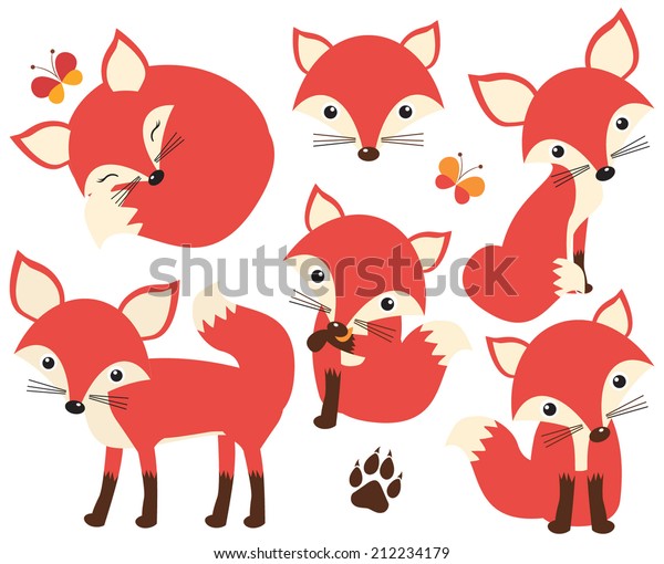 Foxy Stock Vector (Royalty Free) 212234179