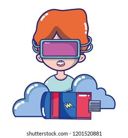 Fpv Goggles Technology Cartoons: vector de stock (libre de regalías ...