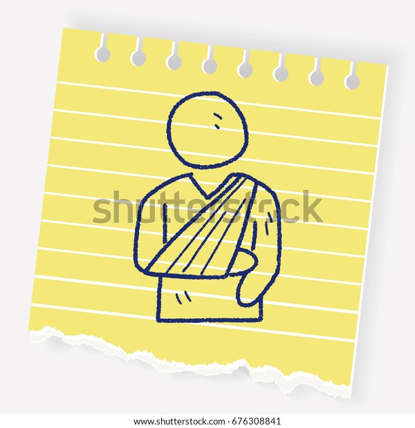Fracture Hand Doodle Stock Vector (Royalty Free) 676308841 | Shutterstock