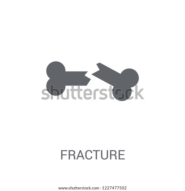 Fracture Icon Trendy Fracture Logo Concept Stock Vector (Royalty Free ...