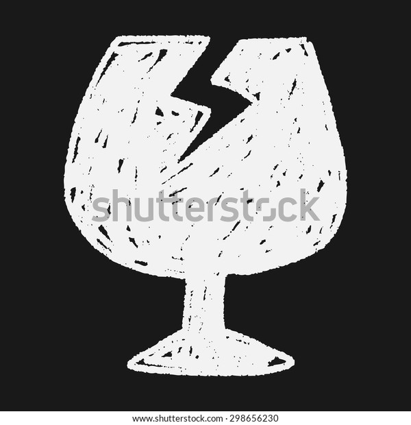 Fragile Doodle Stock Vector (Royalty Free) 298656230 | Shutterstock