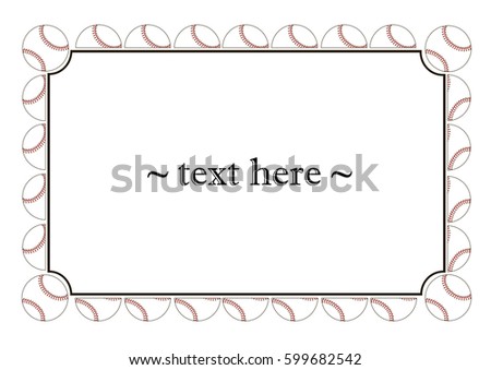 Baseball Border Clipart | Free download on ClipArtMag