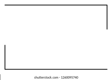 Página vectorial de línea de borde: vector de stock (libre de regalías ...