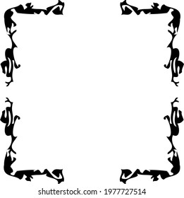 Frame Border Create Abstract Freeform Shape Stock Vector (Royalty Free ...