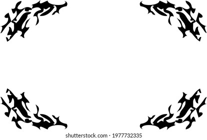 Frame Border Create Abstract Freeform Shape Stock Vector (Royalty Free ...