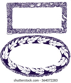 Frame Border Sketch Stock Vector (Royalty Free) 364072283 | Shutterstock