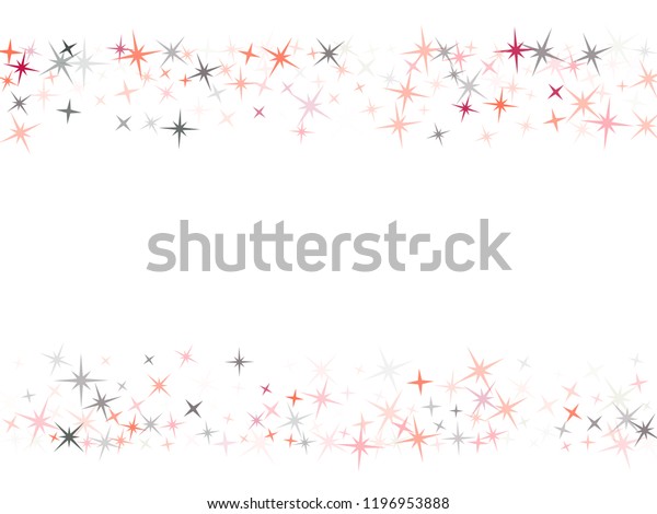 Frame Border Star Sparkle Texture Glitter Stock Vector (Royalty Free ...