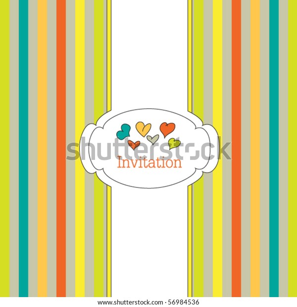 Frame Design Lines Greeting Card Stock Vector (Royalty Free) 56984536 ...