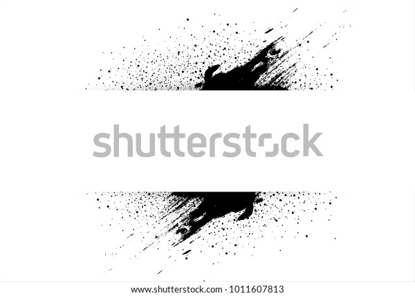 Frame Dot Splash Art Black Distress Stock Vector (Royalty Free ...