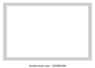 Frame Gray Background Stock Vector (Royalty Free) 1259893285 | Shutterstock