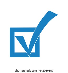 Frame Icon Check Mark Design Vector Stock Vector (Royalty Free ...