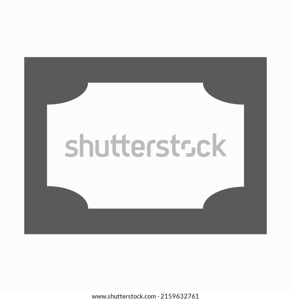 Frame Icon Framework Vector Framing Illustration Stock Vector (Royalty ...