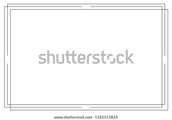 Frame Isolated Vector Icon White Background Stock Vector (Royalty Free ...