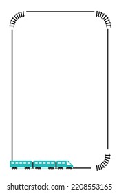 Frame Layout Children Book Worksheet Kids Stock Vector (Royalty Free ...