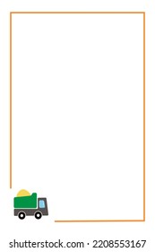 Frame Layout Children Book Worksheet Kids Stock Vector (Royalty Free ...
