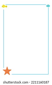 Frame Layout Children Book Worksheet Kids Stock Vector (Royalty Free ...
