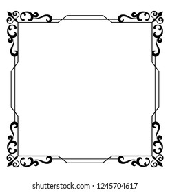 Frame Line Icon Design Stock Vector (Royalty Free) 1245704617 ...