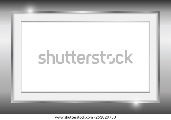 Frame Metal Vector Illustration Stock Vector (Royalty Free) 251029750 ...