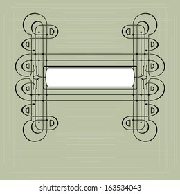 Frame Modern Stylized Stock Vector (Royalty Free) 163534043 | Shutterstock