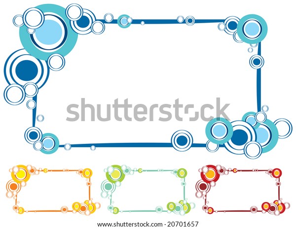 Frame Place Your Text Cycle Line Stock Vector (Royalty Free) 20701657 ...