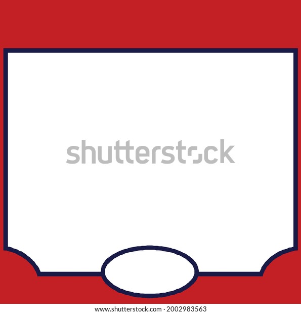 Frame Red Black Square Circle Stock Vector (Royalty Free) 2002983563 ...