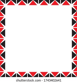Red Black Triangles Vector Graphics Design Stock Vector (Royalty Free ...