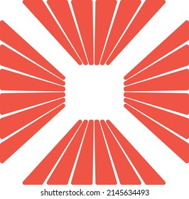 Frame Red Vector Stripes Stock Vector (Royalty Free) 2145634493 ...