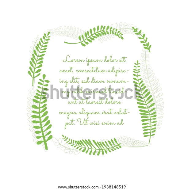 Frame Squarish Shape Made Hand Drawn Stock Vector (Royalty Free ...