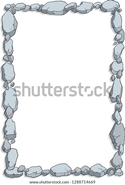 Frame Stones Stock Vector (Royalty Free) 1288714669 | Shutterstock