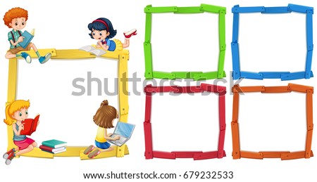 Reading Border Clipart | Free download on ClipArtMag