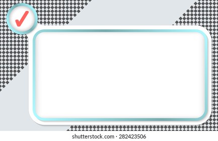 Vector Text Frame Check Box Stock Vector (Royalty Free) 150262985 ...