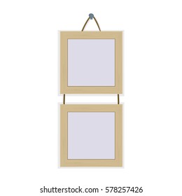 Framework Photos On White Background Vector Stock Vector (Royalty Free ...
