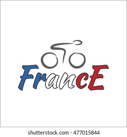 France Bicycle Stock Vector (Royalty Free) 477015844 | Shutterstock