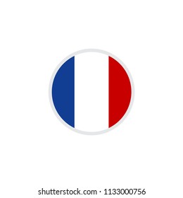 France Flag Icon National Flag Square Stock Vector (Royalty Free ...